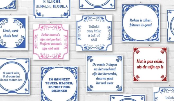 30x Tegeltjeswijsheid met humor - Bestleukedingen.nl